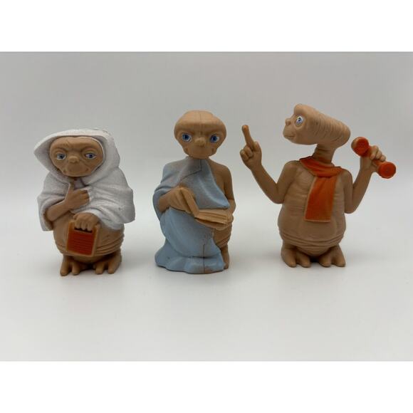 LJN | Toys | Set Of 3 Et The Extra Terrestrial Mini Figure Ljn Toys 982 ...